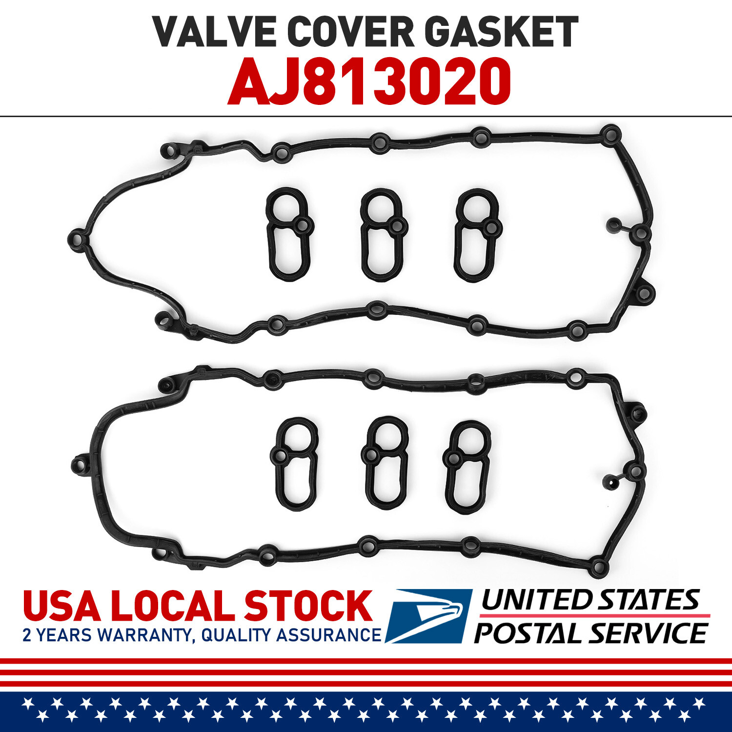 Valve Cover Gasket Set LR089050 For Jaguar Land Rover 3.0L V6 ...