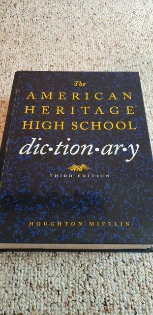 The American Heritage High School Dictionary by American Heritage ...