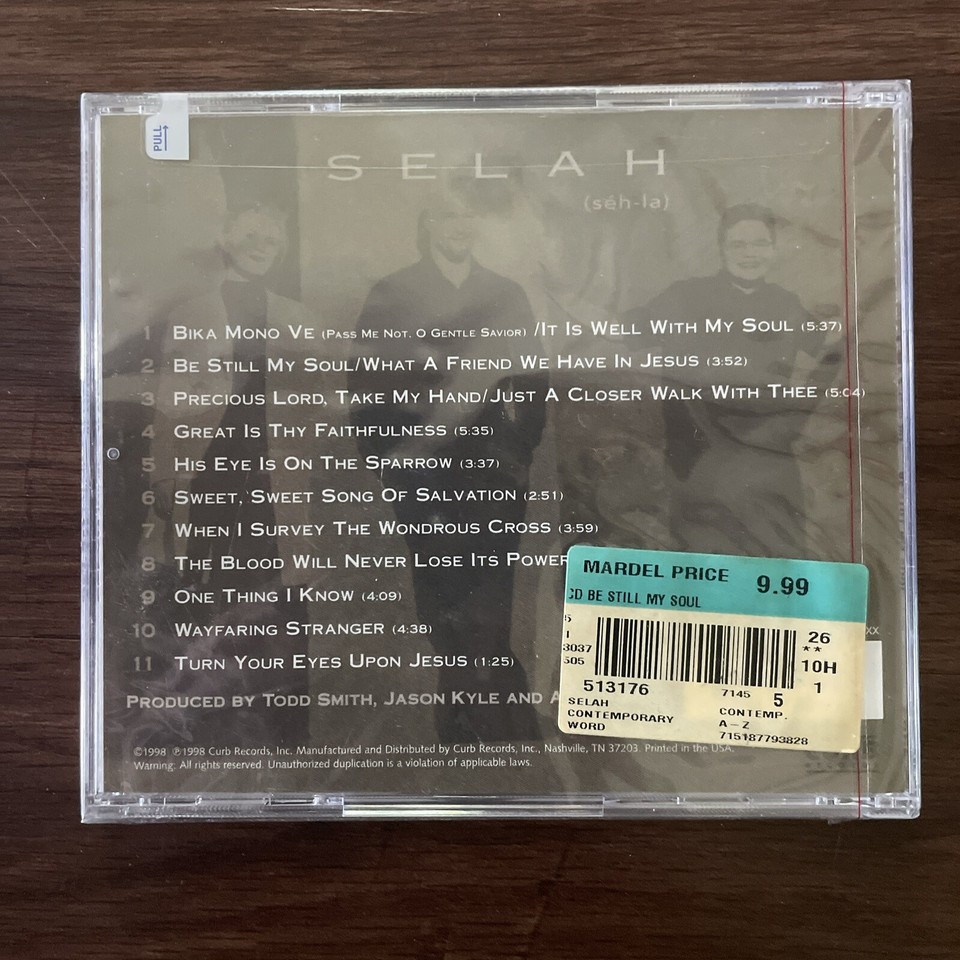 Be Still My Soul by Selah (CD, 1999) - Sealed - Christian 715187793828 ...
