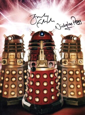 Doctor Who Autograph: BARNABY EDWARDS & NICHOLAS PEGG (Stolen Earth ...