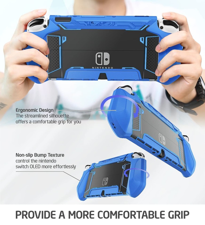 Mumba Dockable Case New for Nintendo Switch OLED 2021 TPU Ergonomics ...