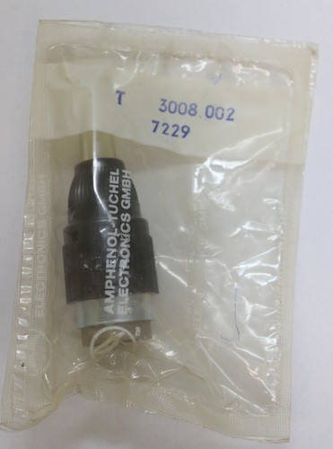 AMPHENOL - TUCHEL Kabelstecker gerade 3-polig T3008-002 3Pol in OVP ...
