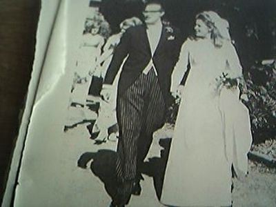ephemera 1971 kent picture wedding c w price miss elizabeth ...