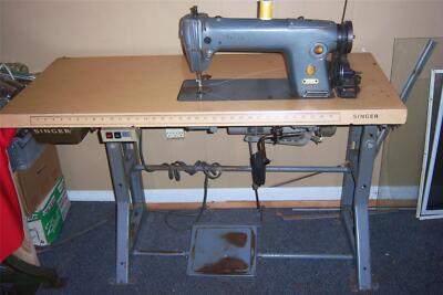 Singer 281-14 Commercial Sewing Machine Working Complete With Stand | eBay