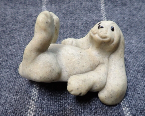 Quarry Critters Collectible 2001 Rutger Rabbit Shelf Sitter Stone ...
