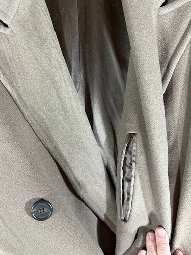Stunning Mark Shale Black Men’s Overcoat Toffee Colored 100% Wool Men's ...