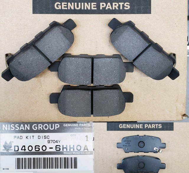 Genuine Nissan Pad Kit - Disc Brake - Rear D4060-6HH0A for sale online ...
