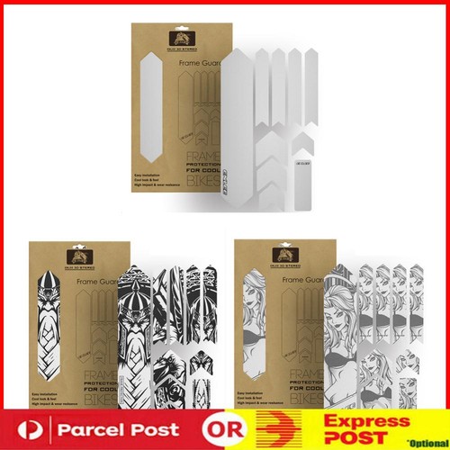 ENLEE Road Bicycle Frame Protective Sticker Guard Cover Anti-Scratch ...