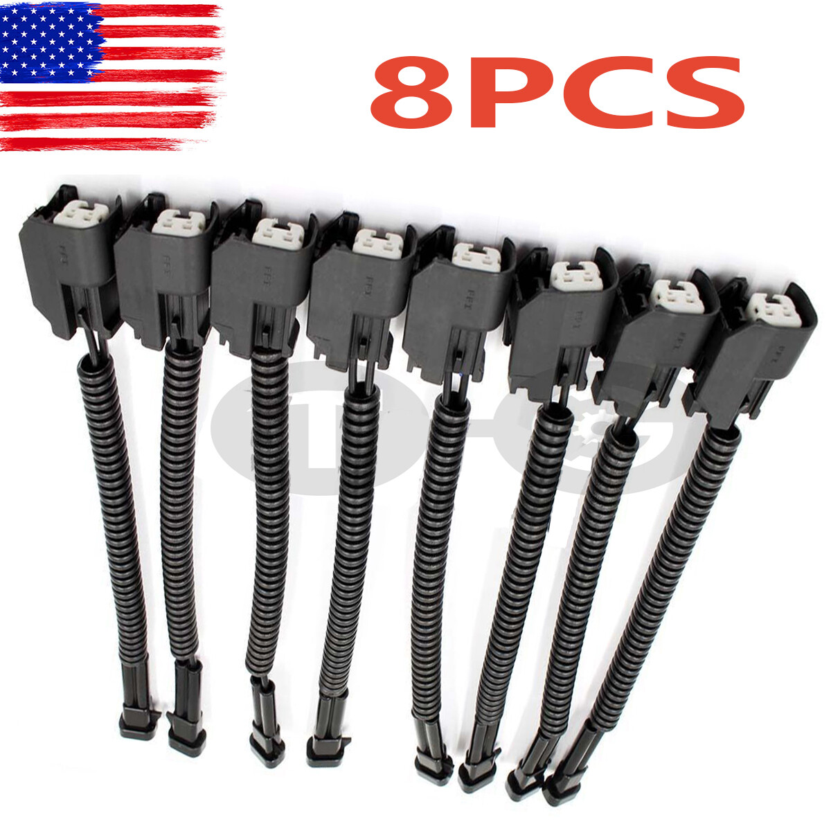 Injector Adapters LQ4 LQ9 4.8 5.3 6.0 For GMC Chevrolet Wire Harness to ...