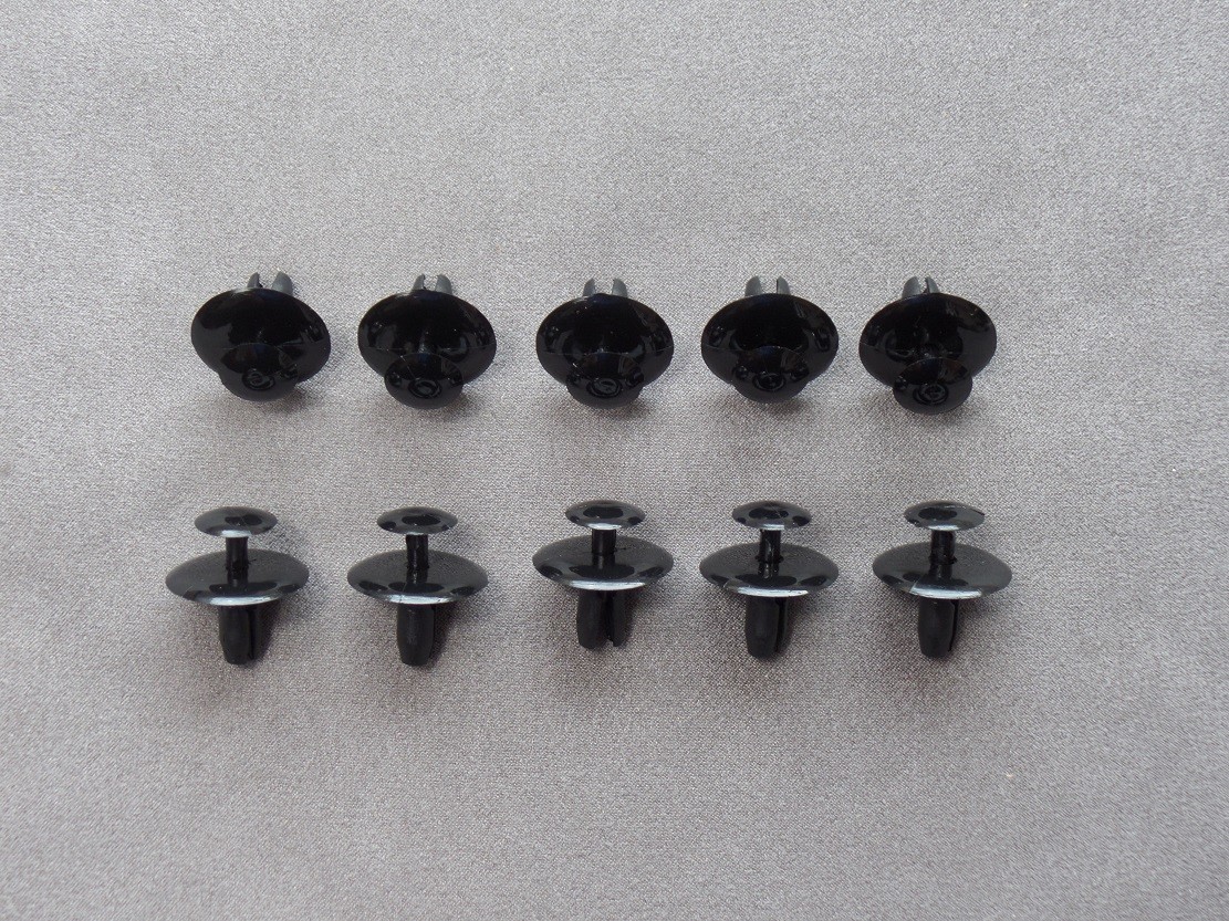 10x Motorhaube Radkasten Kühlergrill Clips für Peugeot Fiat Citroen ...