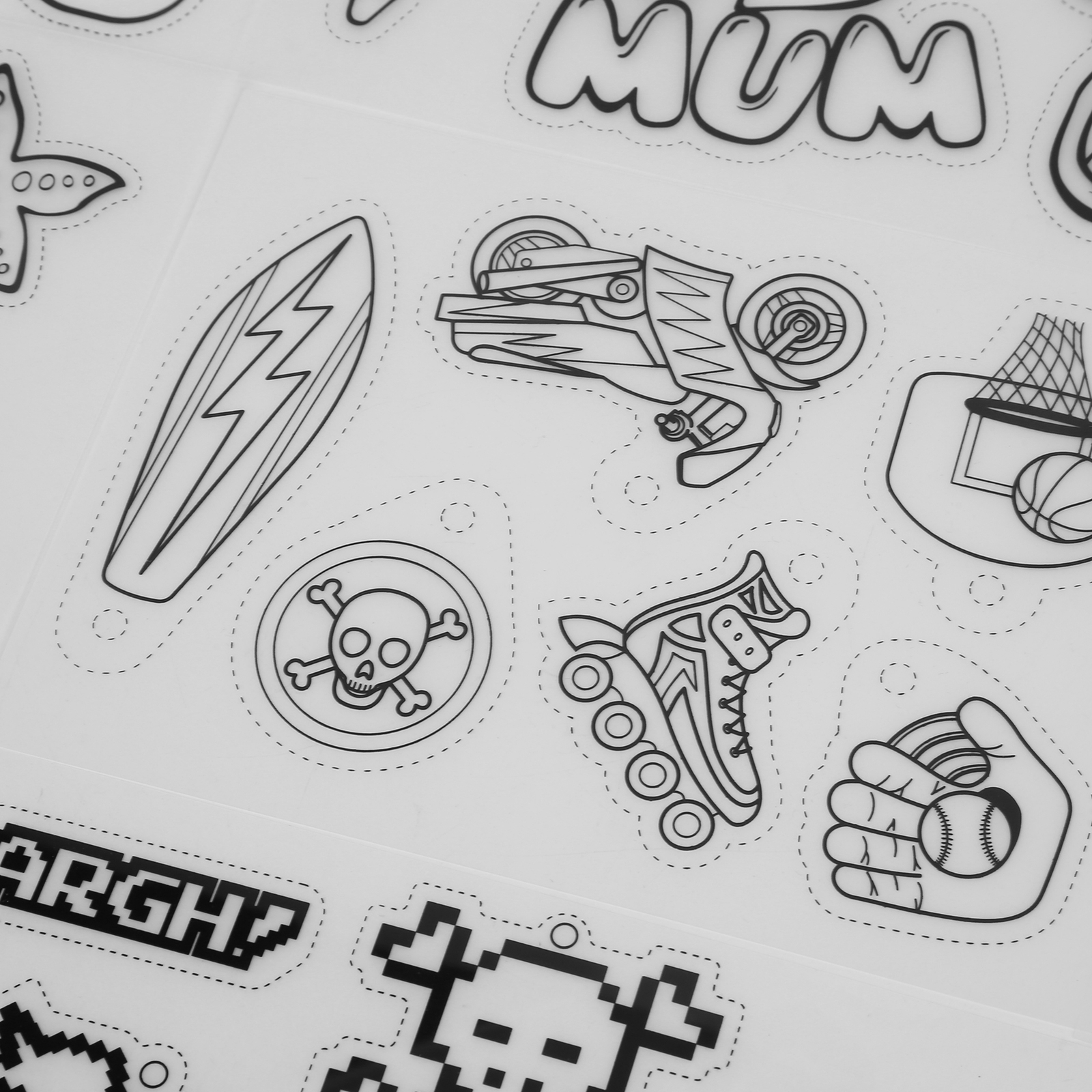 8Pcs Paper BOPS Wide Application Sheets For DIY Dob | eBay