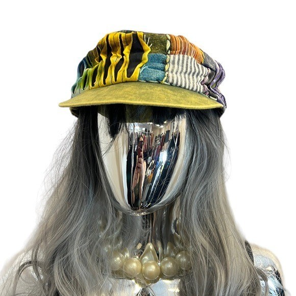 Rising International Hippie Cap Hat Patchwork Colorfu… - Gem
