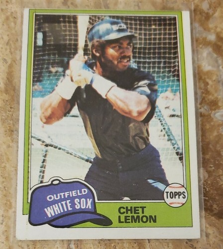 1982 Topps Baseball Chet Lemon Error Card | eBay
