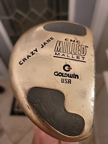 Goldwin Golf "Crazy Jane" Putter CNC offset center shaft 34" RH Milled ...