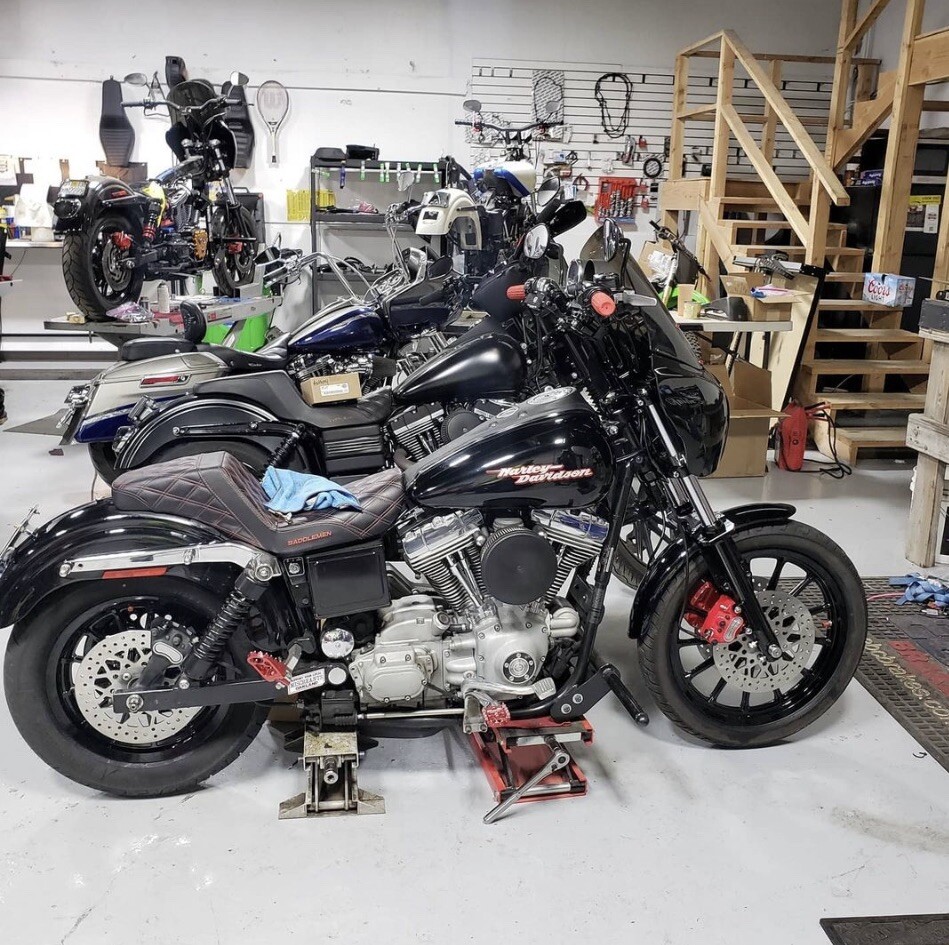 Harley Dyna Mag Wheels 16 rear19 Front 2008 to 2017 Includes 25 mm ...