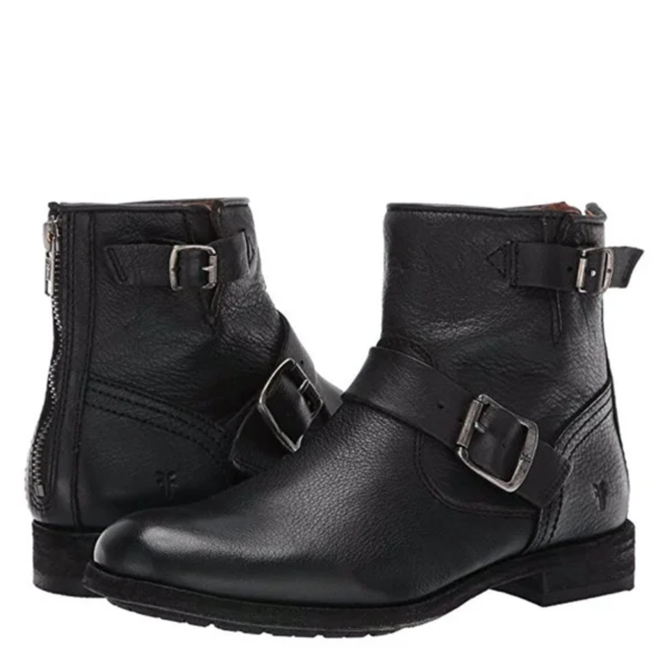 FRYE MEN'S TYLER ENGINEER BOOTS - BACK ZIP HANDCRAFTED ITALIAN LEATHER ...