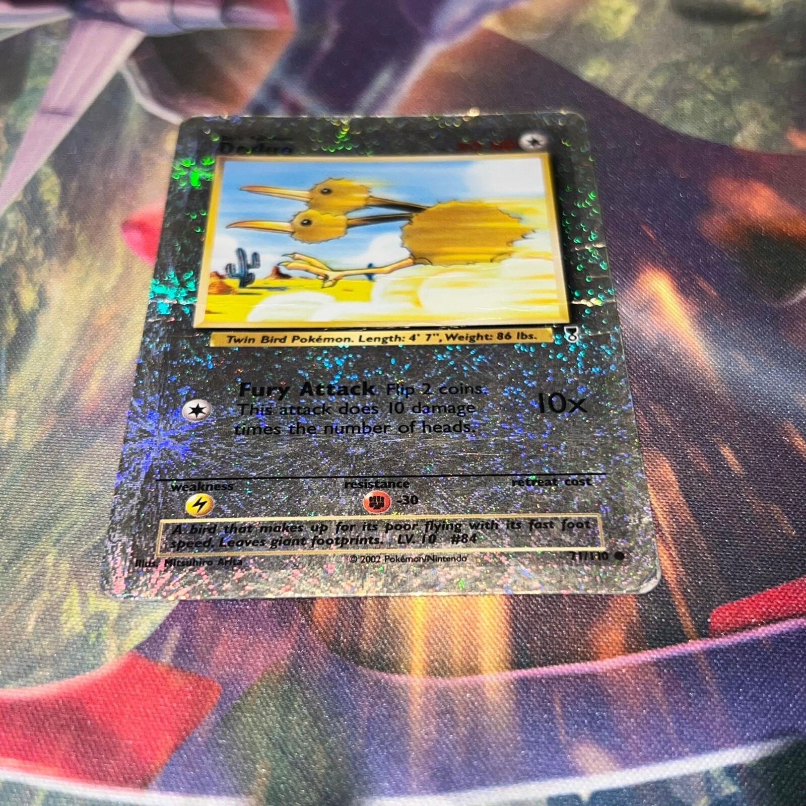 Doduo ~ 71/110 ~ Reverse Holo ~ LEGENDARY COLLECTION ~ DAMAGED ...