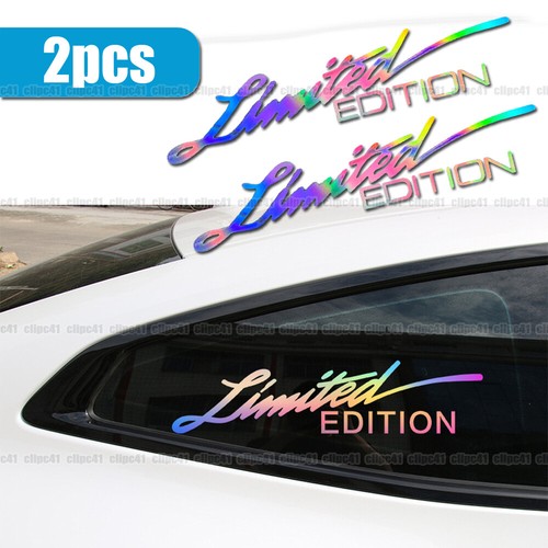 Laser Color LIMITED EDITION Sticker Car Body Window Vinyl Decal ...