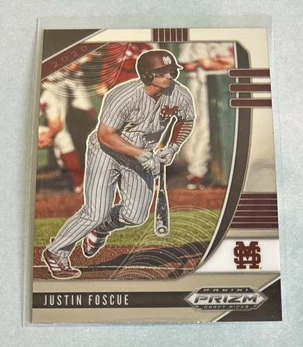 Justin Foscue 2020 Panini Prizm Draft Picks #PDP14 | eBay