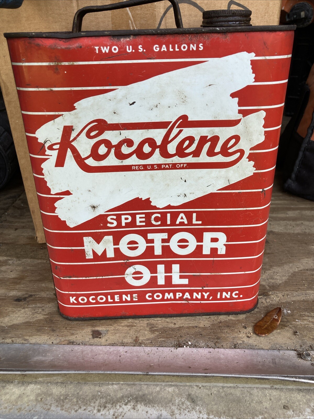 Kocolene Special Motor Oil, 2 Gallon Can Empty Seymour IND Super Rare ...