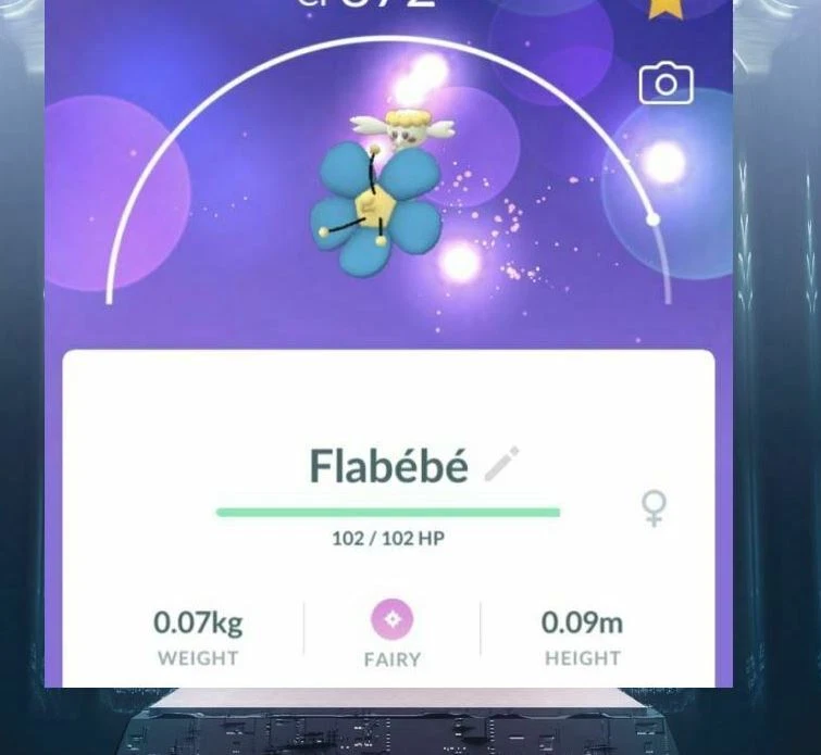 Blue Flabebe Pokemon