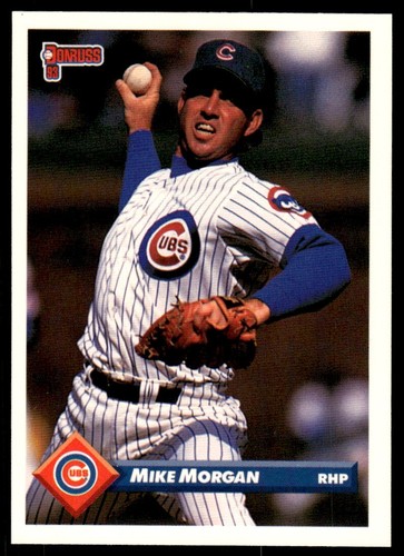 1993 Donruss Baseball Card Mike Morgan Chicago Cubs #394 | eBay
