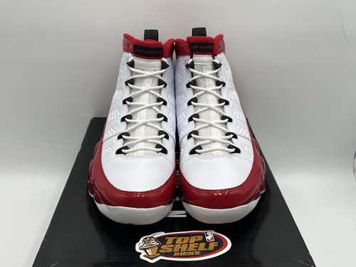New Air Jordan 9 Gym Red 2019 Size 12 Rare Retro Authentic White High ...