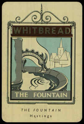 Whitbread - 'Inn Signs S1 (Metal)' (1951) - The Fountain, Queens Road ...
