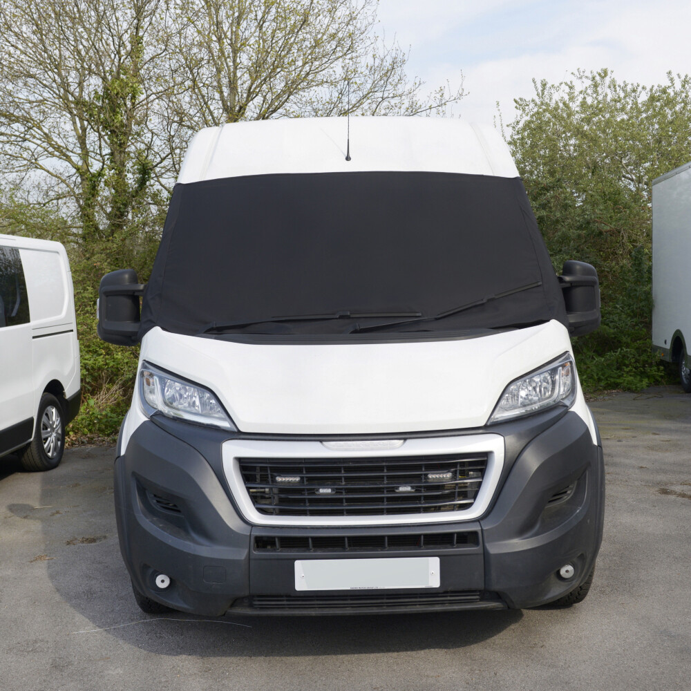 FIAT DUCATO MOTORHOME FROST WRAP SCREEN COVER TAILORED DELUXE BLACK 373 ...