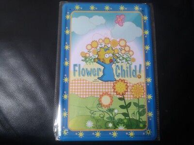 Blechschild 20x30 THE SIMPSONS, Maggie, FLOWER CHILD! Poster, neu in ...