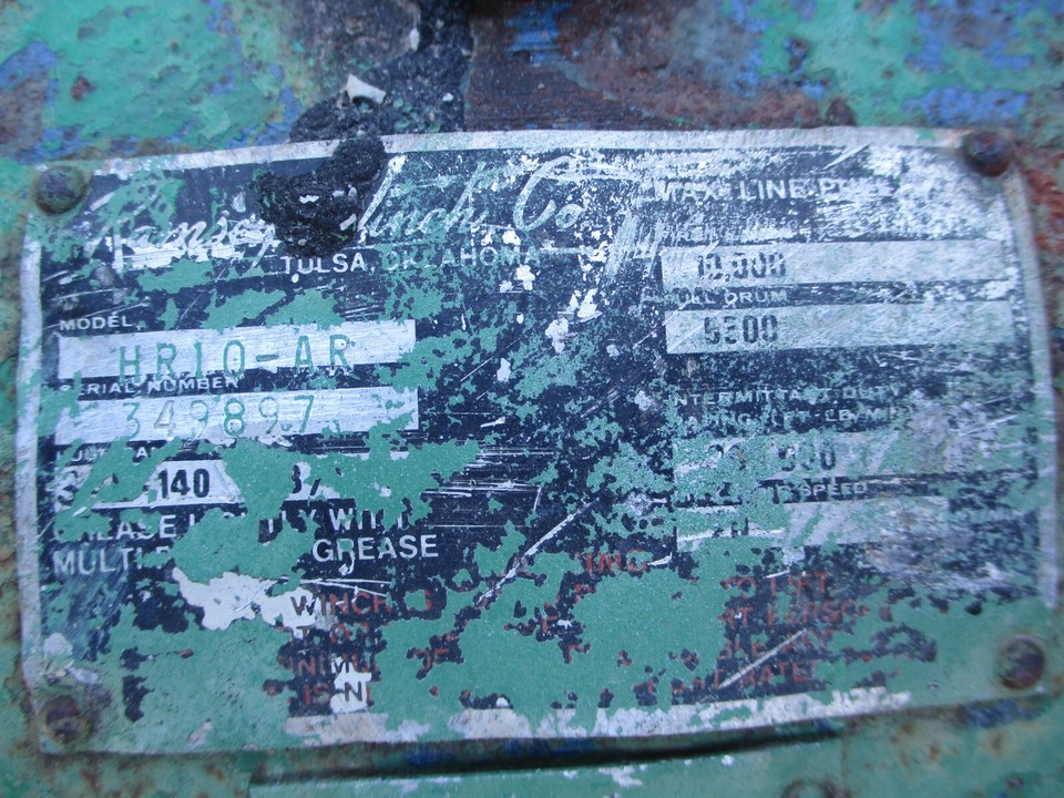 ramsey-hydraulic-winch-model-hr10-ar-capacity-10-000-lb-ebay