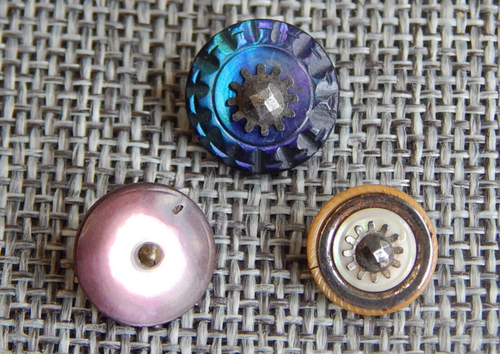 Lot of Vintage Charm String Buttons Mother of Pear Pin Shank #317-F | eBay