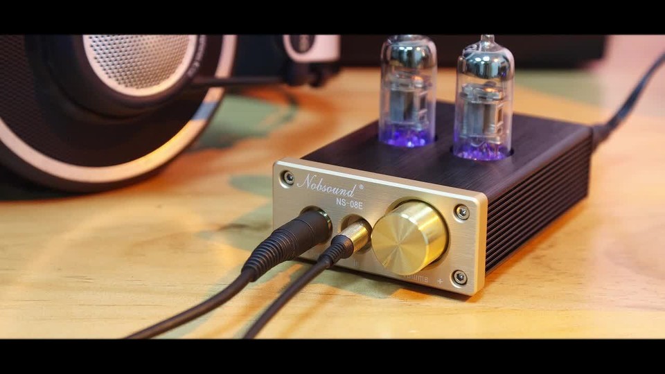 Nobsound Mini Vacuum Tube Headphone Amplifier Stereo HiFi Audio ...
