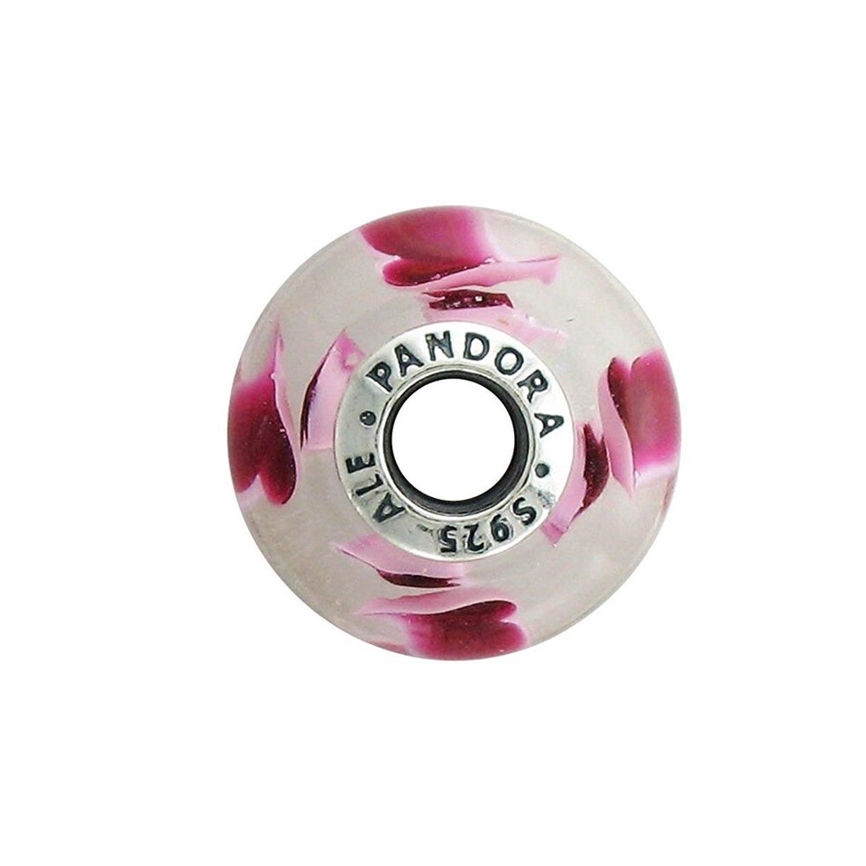 PANDORA Bead Silver Woman Crystal Heart Charm 791649 | eBay