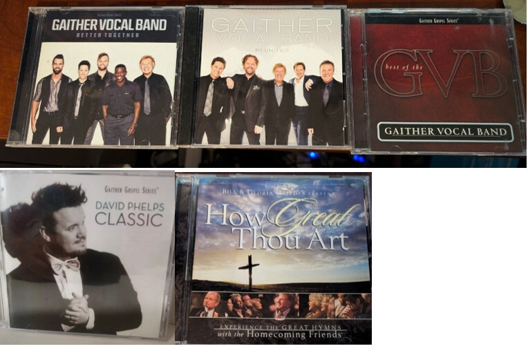 LOT of 6 CD Gaither Vocal Band Best of, Better Together, reunited ...
