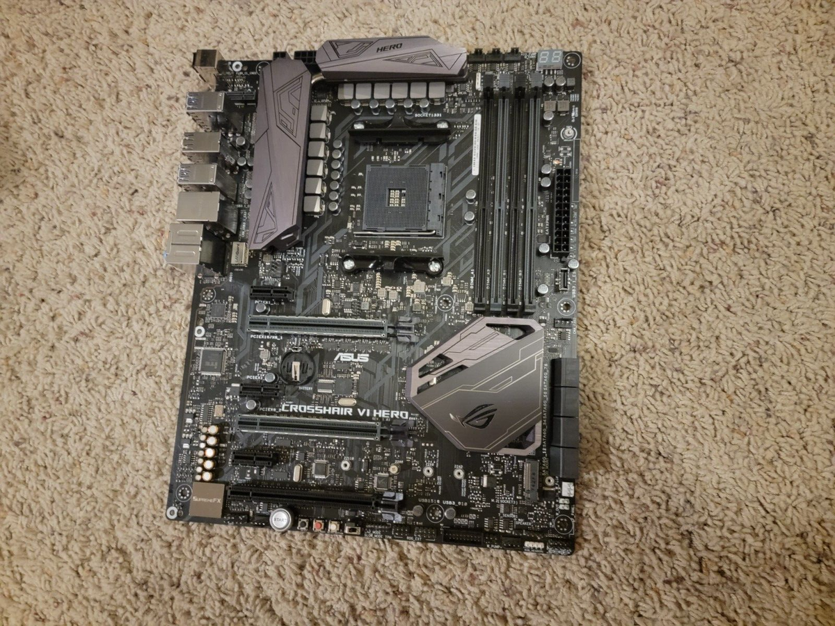 ASUS ROG CROSSHAIR VI HERO Socket AM4 AMD Motherboard ASUS ROG CROSSHAIR VI HERO Socket AM4 AMD Motherboard