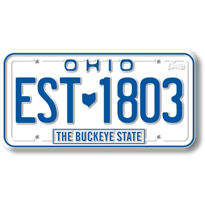 Ohio State License Plate Magnet by Classic Magnets, 1.9" x 3.8" | eBay