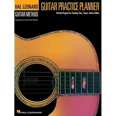 Guitar Practice Planner: Weekly Lesson Planner for Guitarists (Hal ...