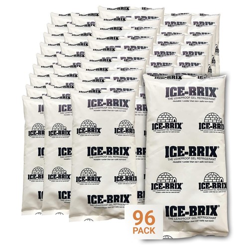 Ice-Brix Ice Packs: Food-Safe Reusable Refrigerant Gel Ice Packs for ...