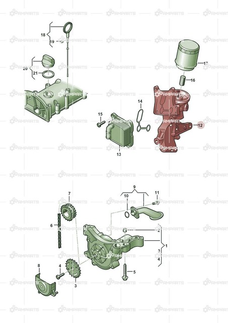Golf Plus Bracket for Alternator 03F903141F Genuine for sale online | eBay