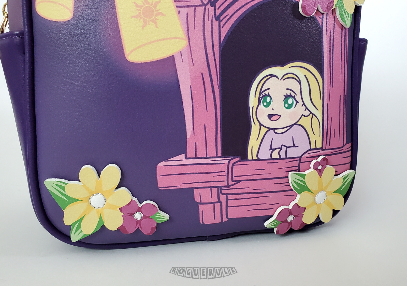 🚦Bioworld Disney Tangled Rapunzel Chibi Mini Backpack & Cardholder ...
