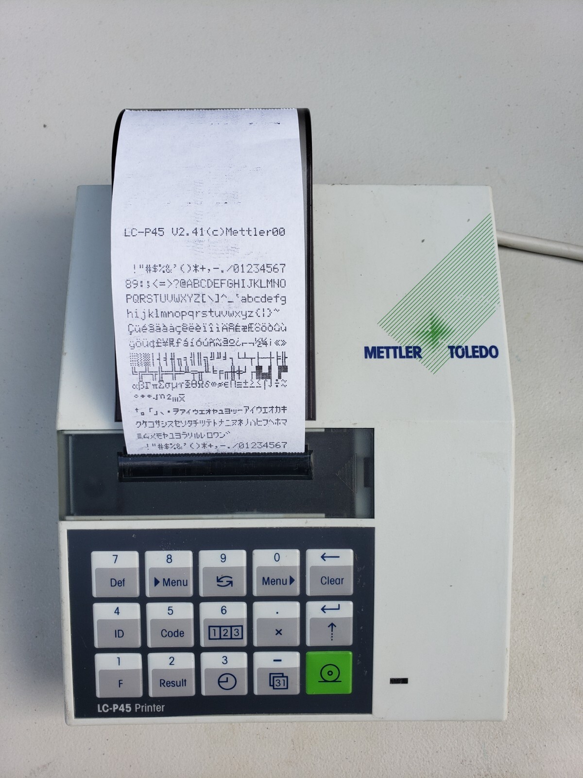 Mettler Toledo LC-P45 Balance/Scale Printer - New Ink Cartridge - 50/60 ...