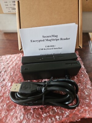 IDTECH Model: IDRE-335133B Rev K SecureMag MagStripe Card Reader USB | eBay