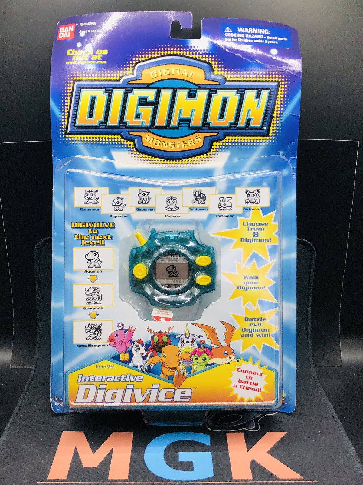 NEW Digimon Digivice D2 1999 Bandai V-Pet Digital Monster Blister Box ...