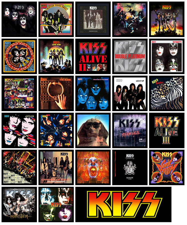 Kiss Album Covers In Order