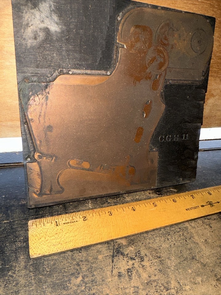 Vintage (Printing Block) Cotton Mill Machine. Sargent & Son ...