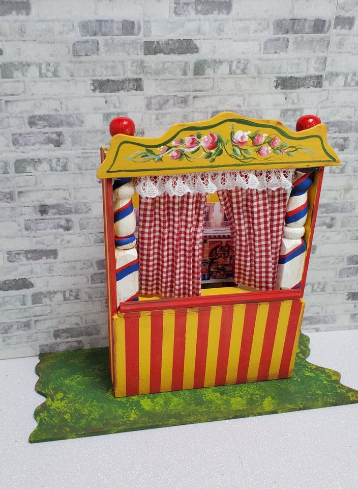 Miniature Dollhouse Furniture Biz puppet theatre 1 inch scale | eBay