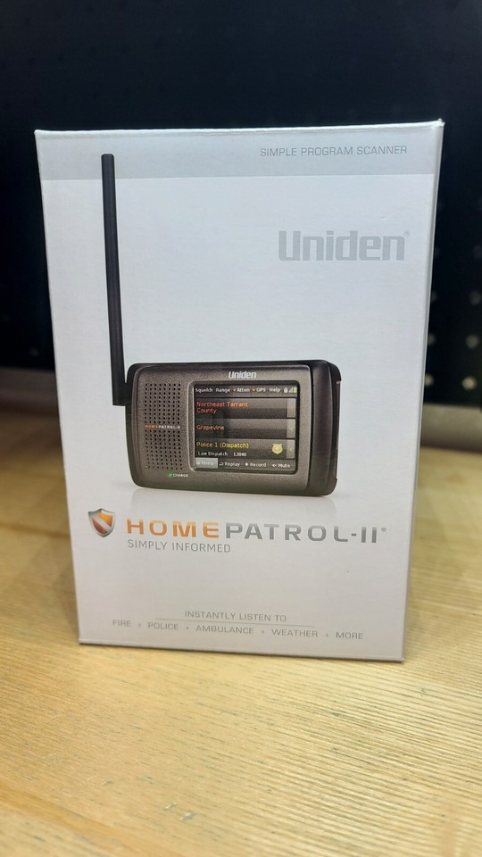 Uniden Home Patrol II Digital Police Scanner Self Program APCO P25 ...