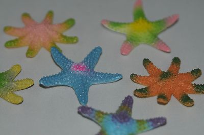 Plastic animal sealife Starfish Star fish colour details FREE POST UK ...