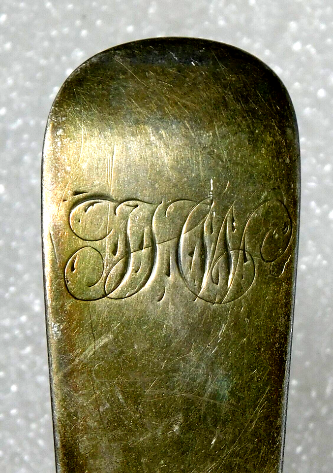 WATSON SILVER Antique Monogram "TTW" Medium SPOON Estate | eBay